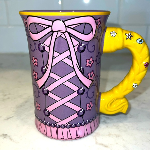 Disney | Dining | Disney Parks Princess Rapunzel Purple Dress Ceramic ...